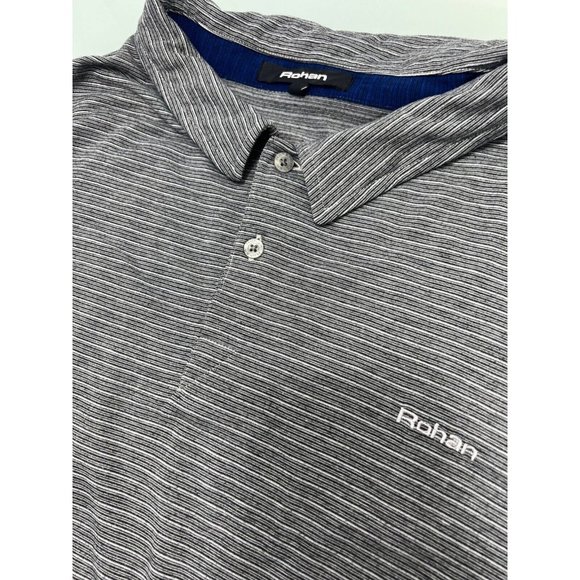 Rohan | Shirts | Rohan Dryknit Men Stratum Polo Shirt Long Sleeve Gray ...